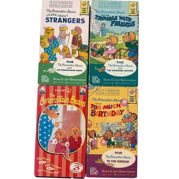 None and/or Unknown | Media | The Berenstain Bears 4 Vhs Bundle | Poshmark